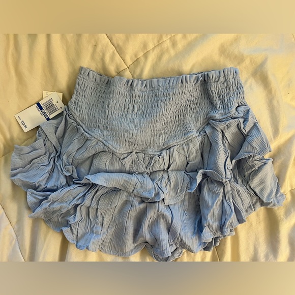 Skirts | Nwt Light Blue Ruffle Skort | Poshmark
